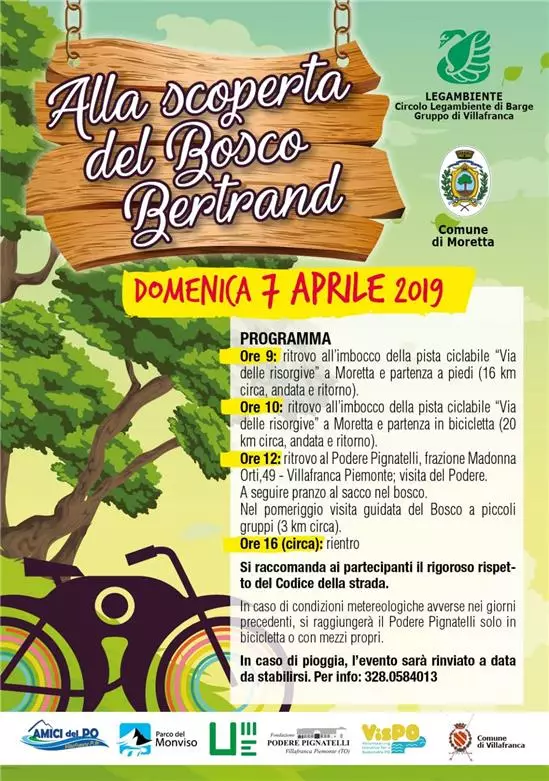 Alla scoperta del Bosco Bertrand - Domenica 7 aprile 2019